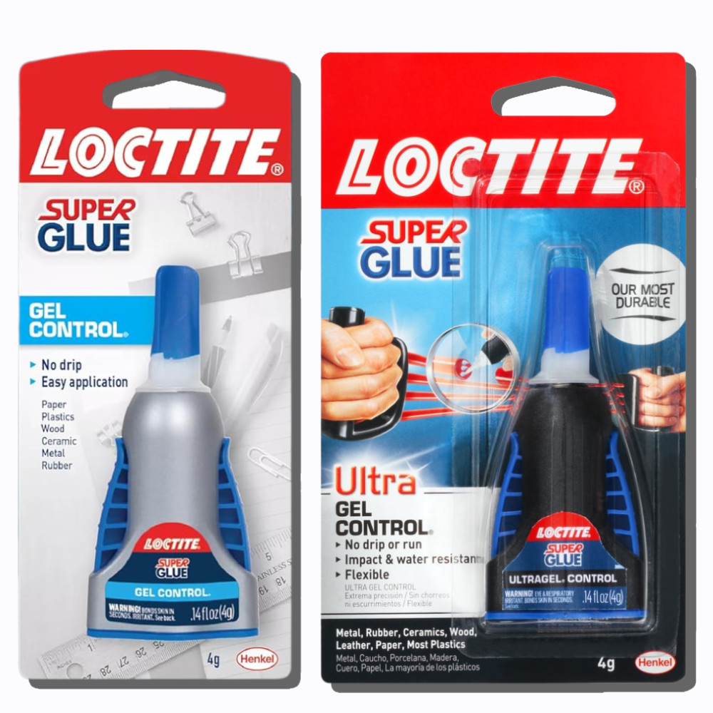 Loctite Super Glue Ultra Gel Control 4g | Clear Superglue for Plastic ...