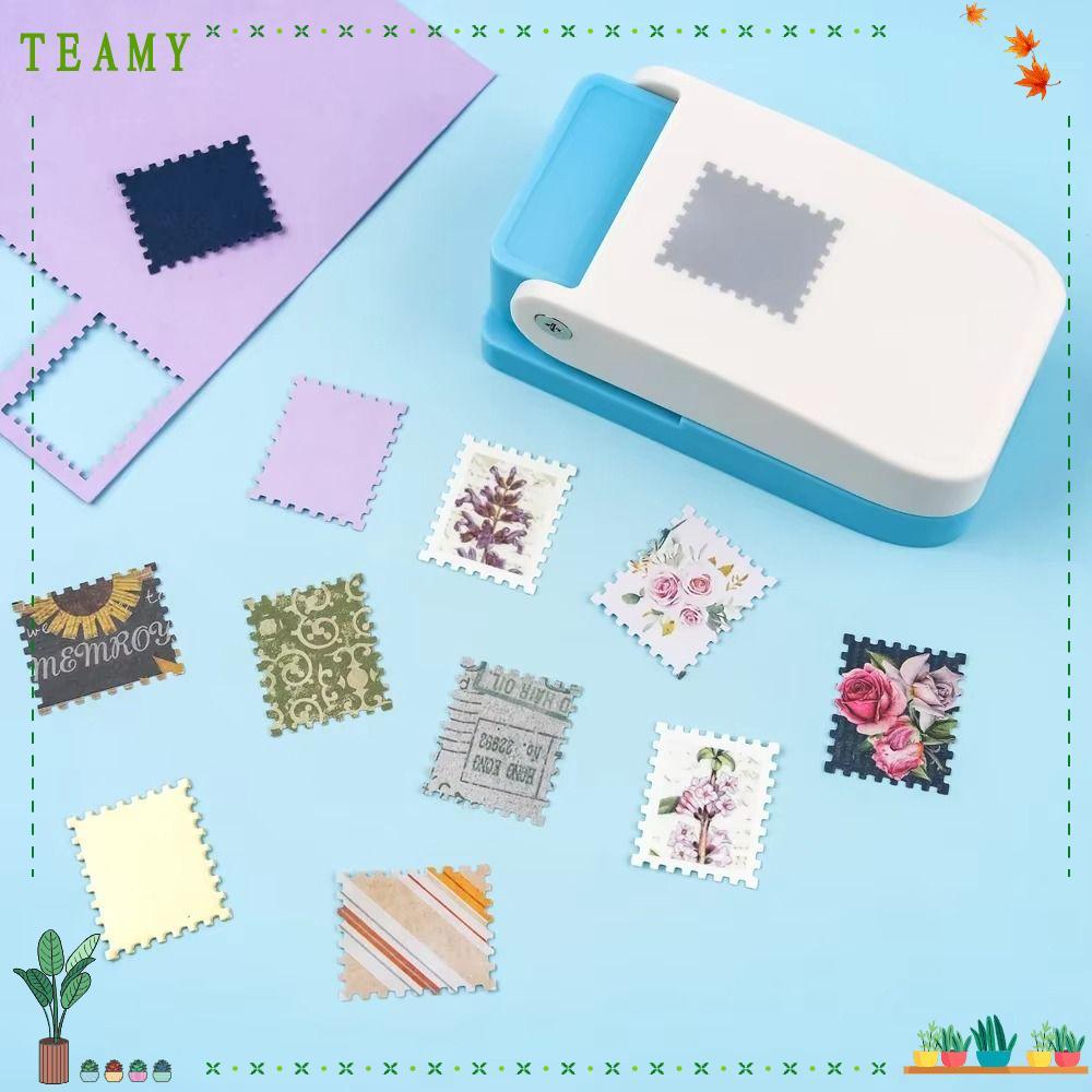 TEAMY Stamp Border Punch, Embosser DIY Crafts Stamp Embossing ...