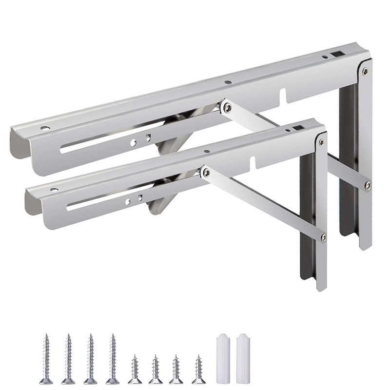 1Pc Triangle Folding Bracket Shelf Table Desk Floating Shelf ...