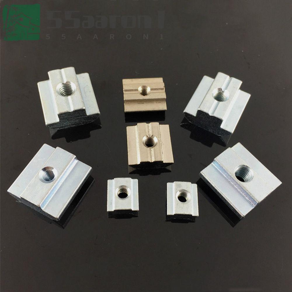 AARON1 Nuts Square M3 M4 M5 M6 Aluminum Profile 20PCS T Slot Nut ...