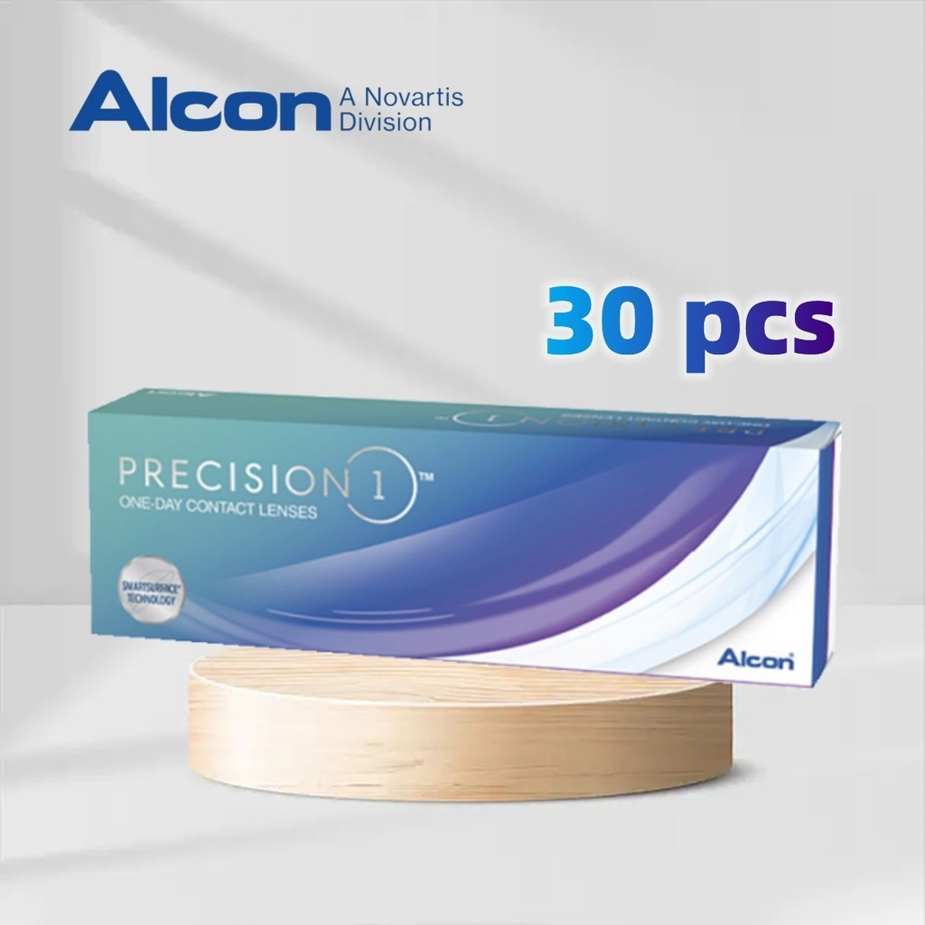 (30 PCS) Alcon Precision 1 Silicone Hydrogel Daily Disposable Lens One ...