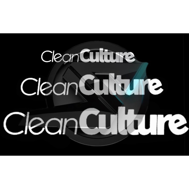(Ready Stock) S1079# CLEAN CULTURE Car Sticker | Shopee Malaysia