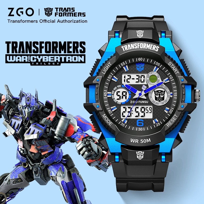 ZGO Transformers Watch For Boy Primary Optimus Prime Waterproof ...