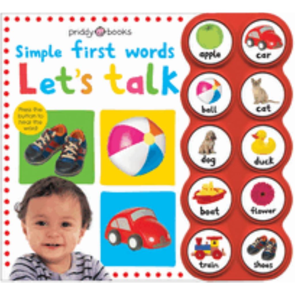 Simple First Words Lets Talk Board Book Interactive Talking Book with ...