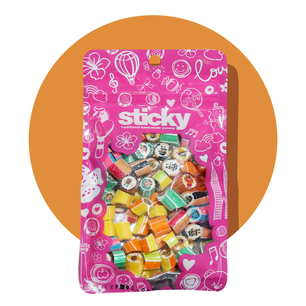 Sticky Candy Handmade Gula-gula Masam Manis - Anomali Candy 70g - 100% ...