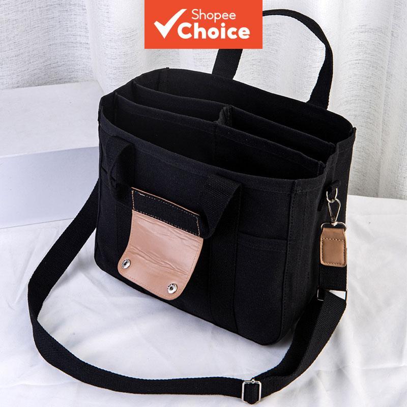 Simple Commuter Multi-Pocket Multifunctional Large-Capacity Canvas ...