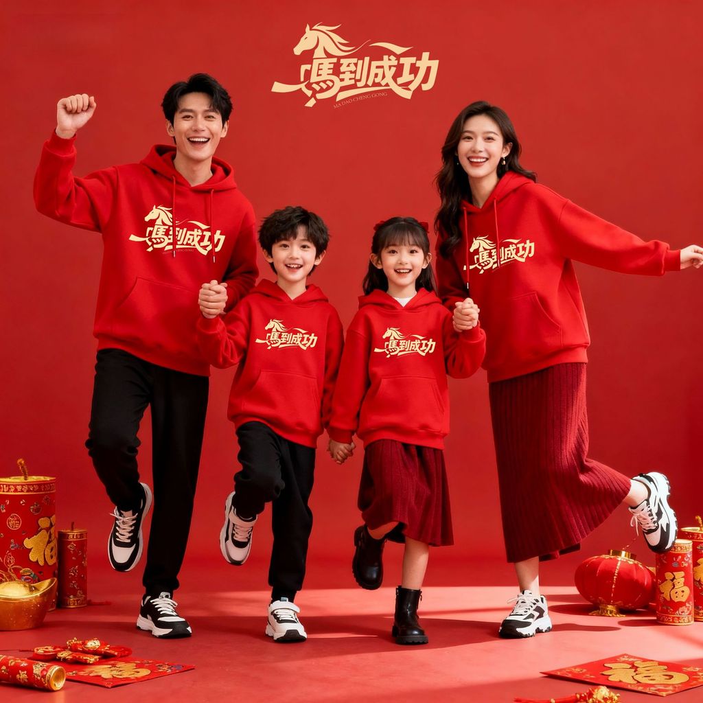 Small Heel Banma To Success 2026 New Year Hoodie Company Annual Meeting ...