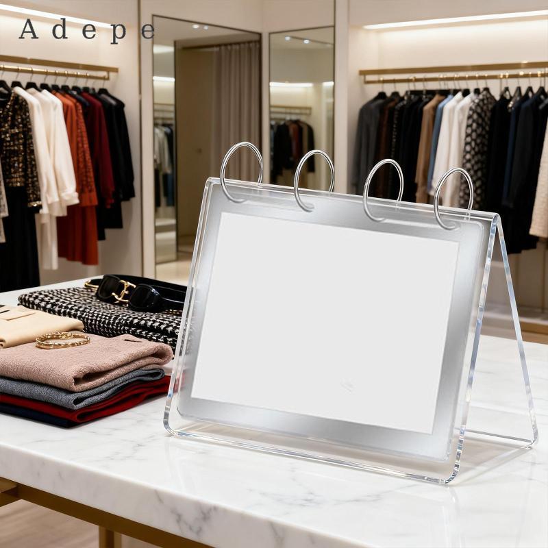 Adepe Multi-page Flip Display Card, Menu Display Stand, Menu Price ...