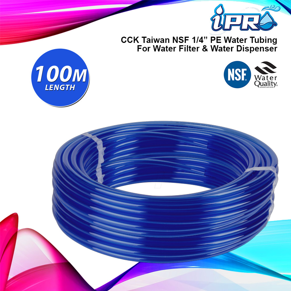 CCK NSF Tubing 1/4" Water Tube Hose for RO system / Water Dispenser ...