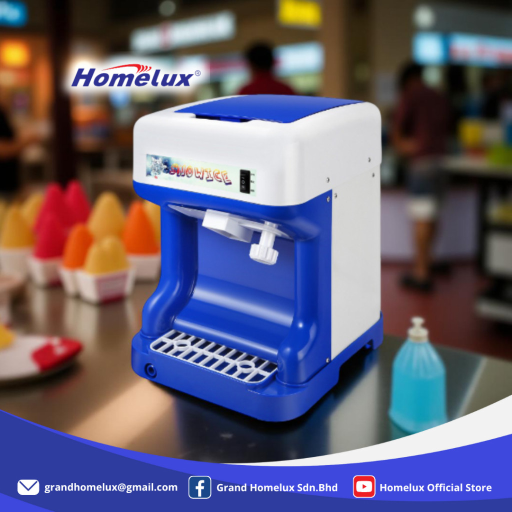 HOMELUX ICE CONE MACHINE ICE SHAVER SERIES HIC-SN324 MESIN PENGISAR AIR ...