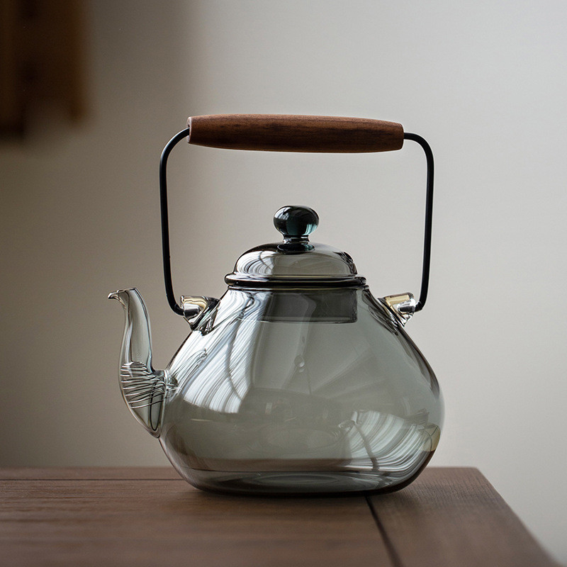 All Glass Boiling Kettle Lifting Beam Kettle Tea Boiling Kettle Special ...