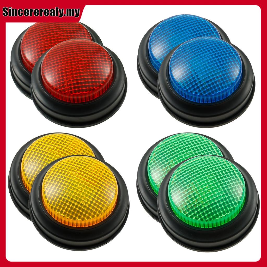 8Pcs Game Buzzer Button Battery Operated Portable Answer Buzzer for ...