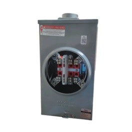 Cirtech KWH Meter Base ( 8 Jaws) 2 Inches Hub Size 200A, Rectangular ...