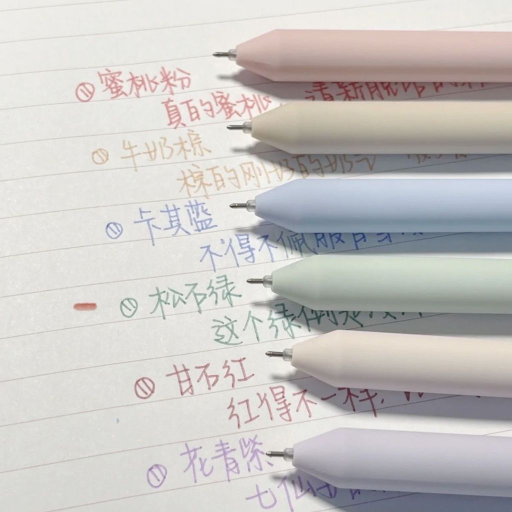 ST Morandi Color Twist Gel Pen - 0.5mm Rotating Mechanism Pen for Notes ...