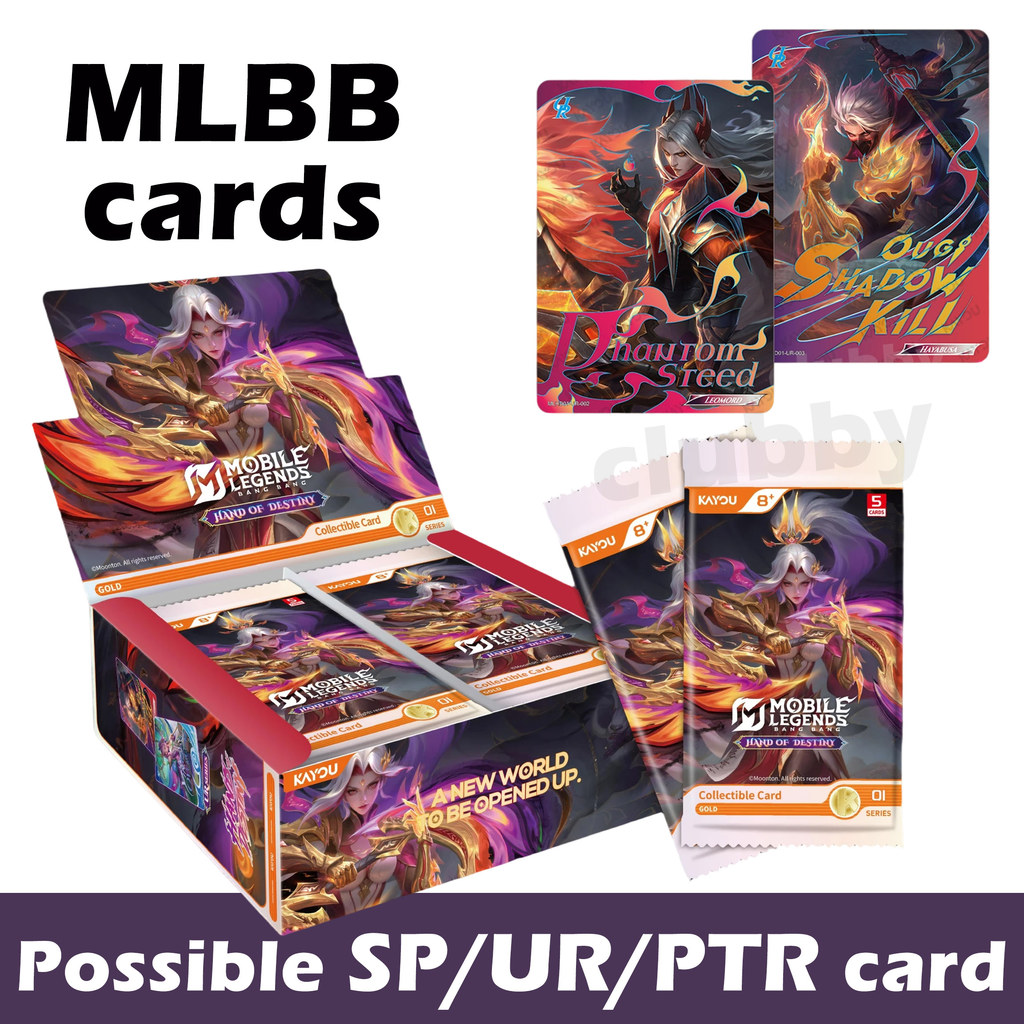 Mobile Legends Bang Bang card pack MLBB TCG Rare kad SP/UR/PTR game ...