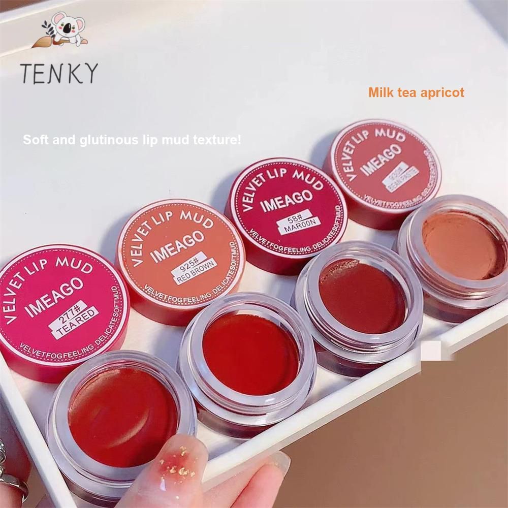 4 Colors Mousse Lip Waterproof Sweatproof Long-lasting Non-fading Non ...