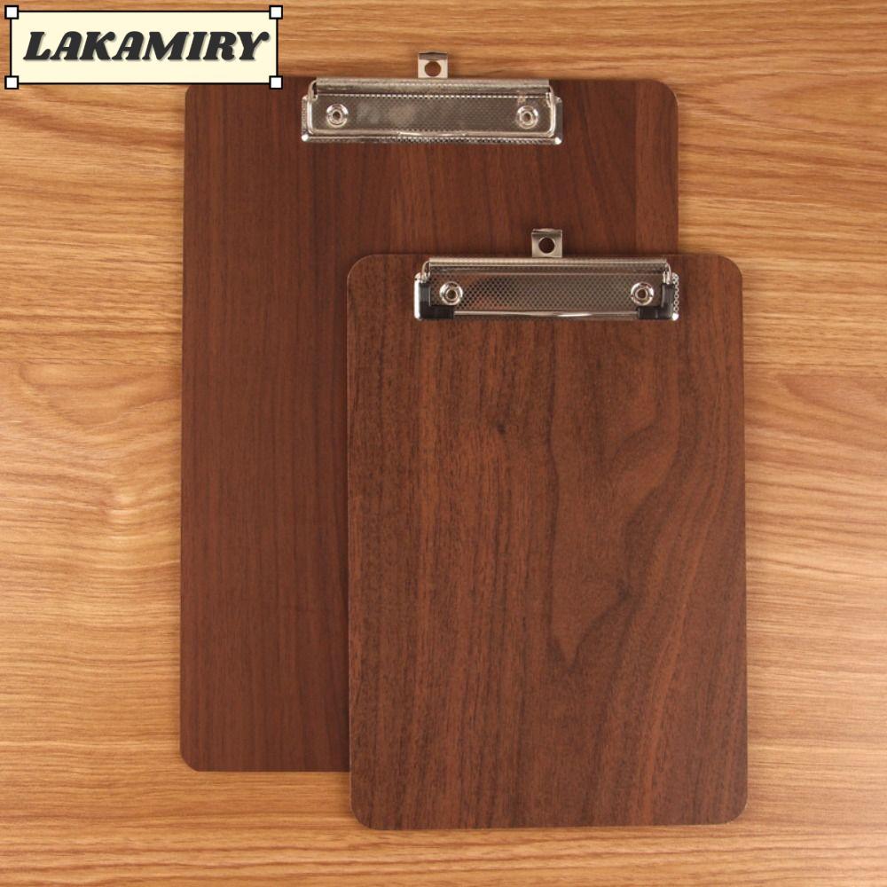 LAKAMIRY File Folder, A4/A5 Thickened Clipboard, High Quality Wooden ...