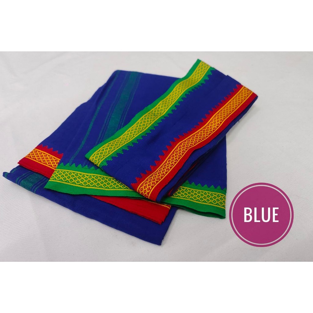 Kain Dhoti Kapas Warna Normal Cotton Colour Vesti & Thundu Festival ...