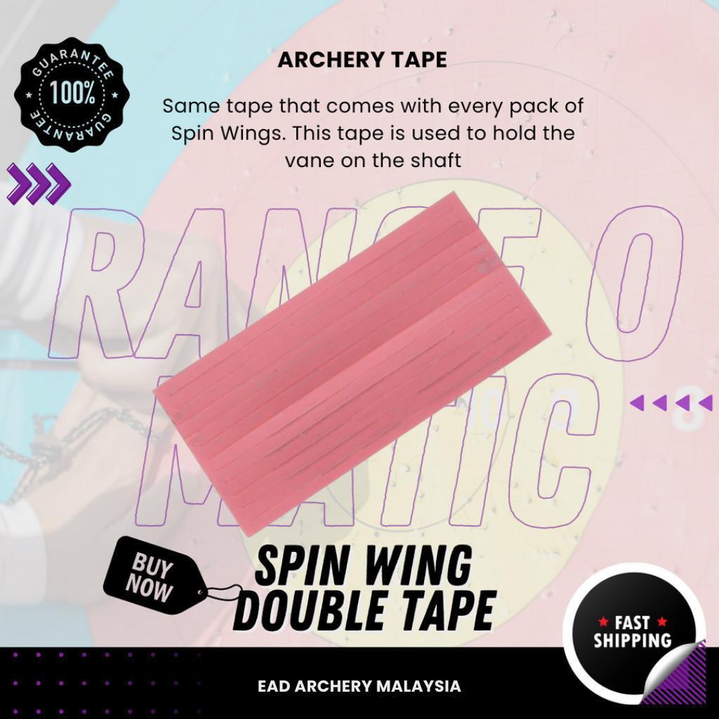 Range O Matic Archery Spin Wing Double Tape / Sport / Memanah / Spin ...