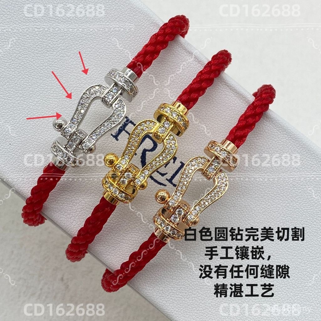 Hand Strap FRED Couple Style Men Women Horseshoe Buckle Rose Gold ...