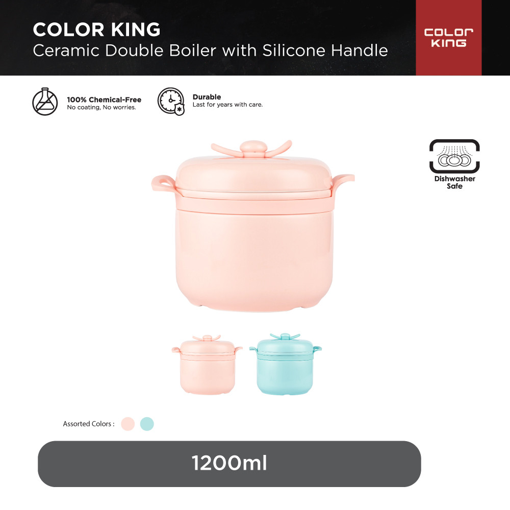 Color King 1200ml Double Boiler | Shopee Malaysia