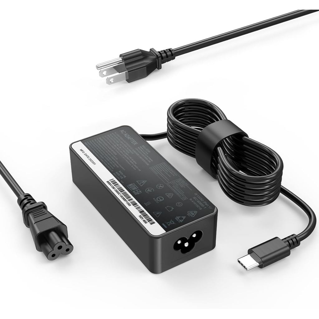 USB C Laptop Charger Fit for Lenovo ThinkPad X1, Carbon X1 Gen 11 10 9 ...