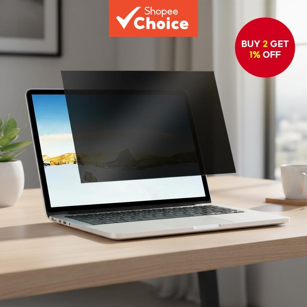 Laptop Notebook Privacy Screen Protector Waterproof Matte Anti-Spy Anti ...