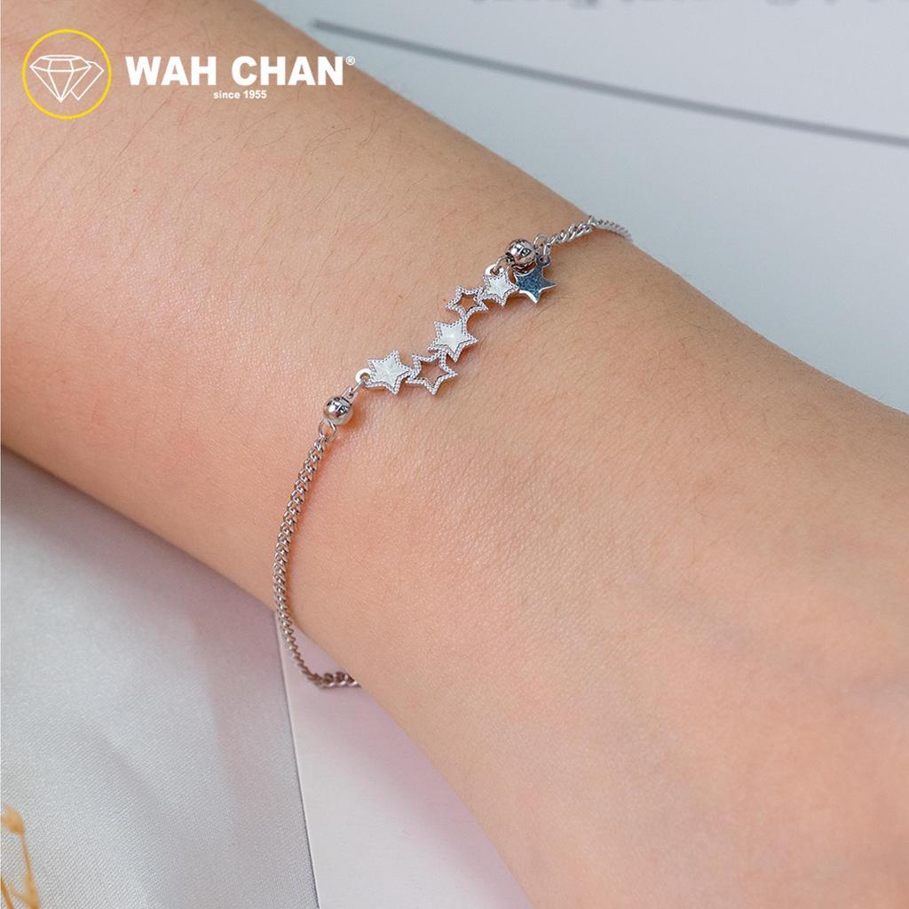 WAH CHAN S925 ITALIAN Silver Bracelet - Shining Stars NSBCO1011 ...