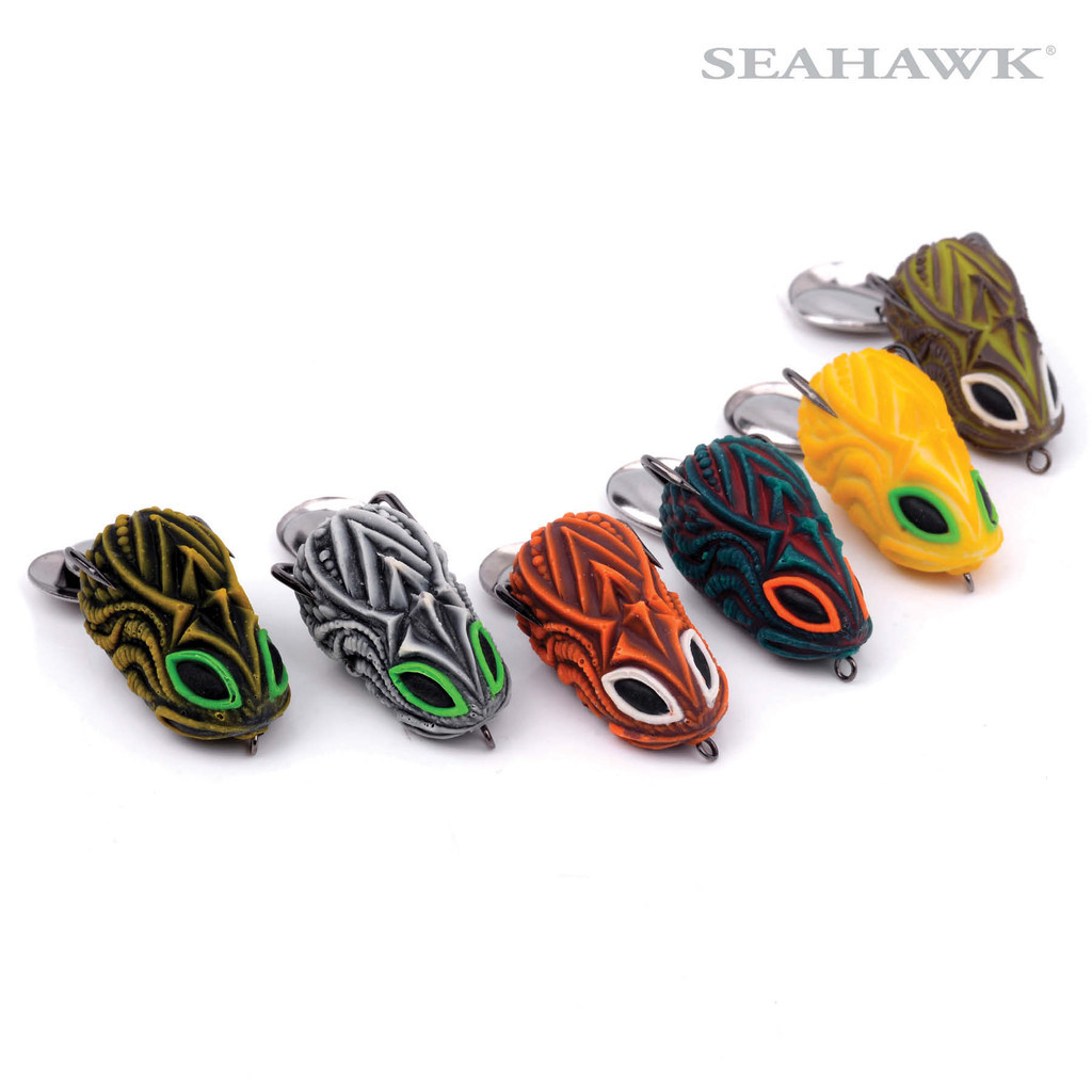 Seahawk Borneo Soft Frog 《Premium Rubber Material 》+《Ultra Sharp Hook ...