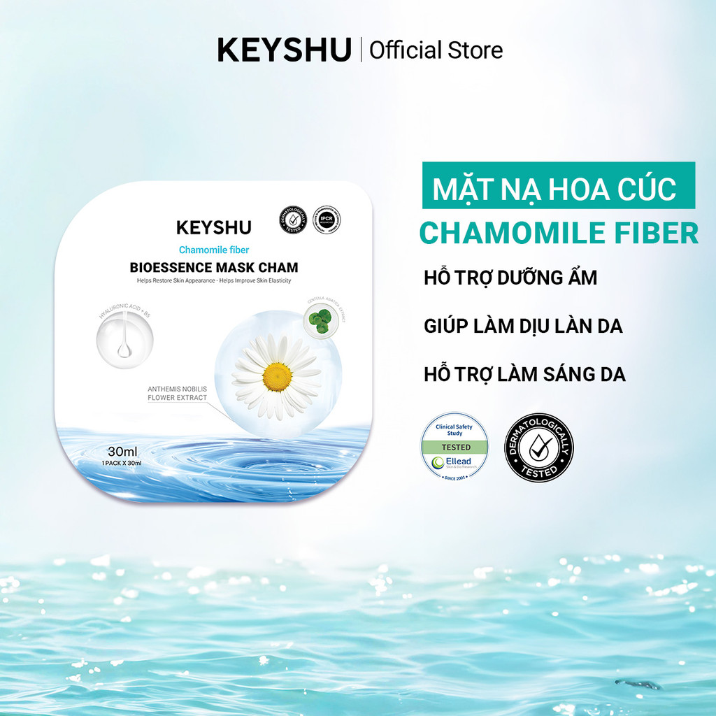 KEYSHU Bioessence Mask Cham Moisturizes, Soothes Skin, Supports ...