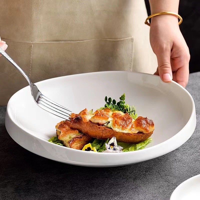 BO.EN ** Curve Design Nordic Luxury Set Ceramic Tableware Dinnerware ...