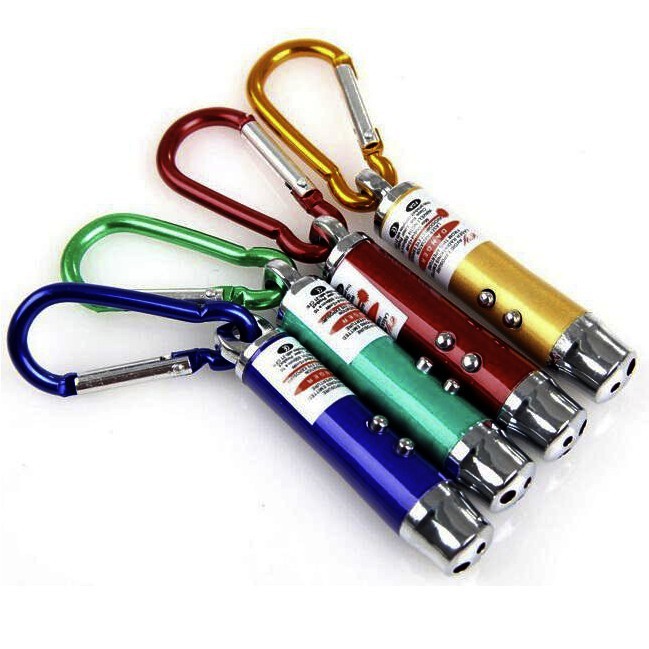 3 in 1 Laser Pointer Pen Flashlight Keychain / Laser / UV Money ...