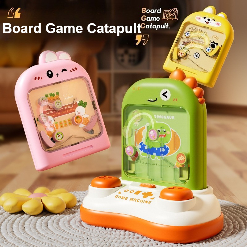 Board Game Catapult Quick Push Button Table Game Childrentoy Soccer ...