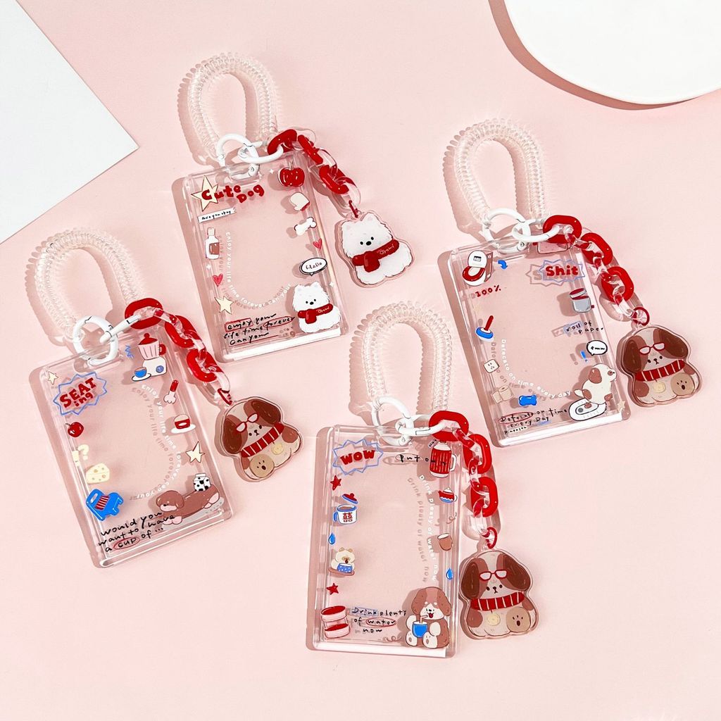 Transparent Transparent Slide Cover Student Card Holder Bus Card Holder ...