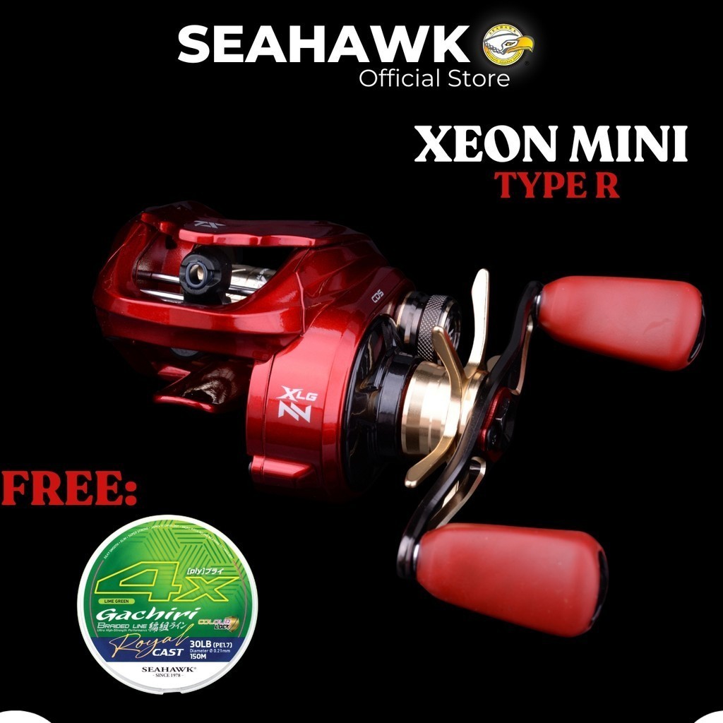 Team Seahawk Xeon Mini Type R - Free Spool Vertical | Drag Clicker ...
