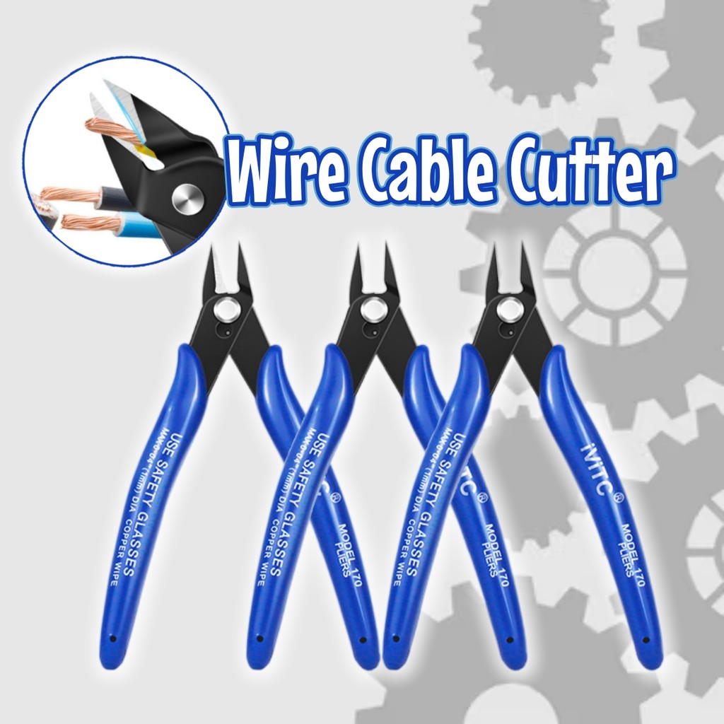 5 ″Inch 170 Micro Wire Flush Cutter Internal Spring Side Snips Cable ...