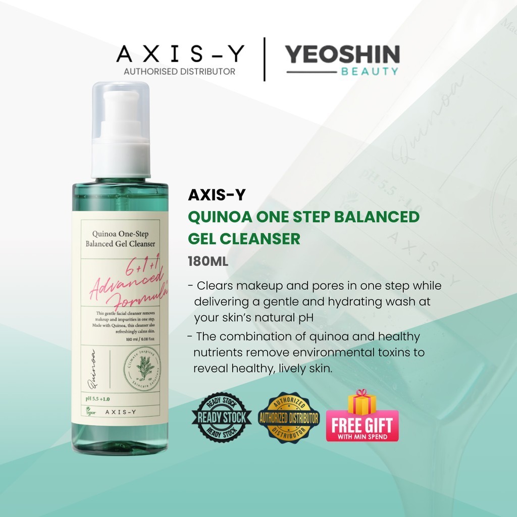 Axis-Y Quinoa One Step Balanced Gel Cleanser 180ml | Shopee Malaysia