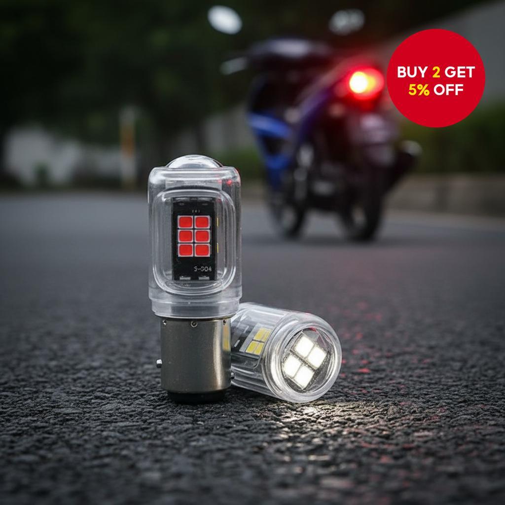 MotoBright Wave 110i LED Rear Light (2019-2024) Red Replaceable DC ...