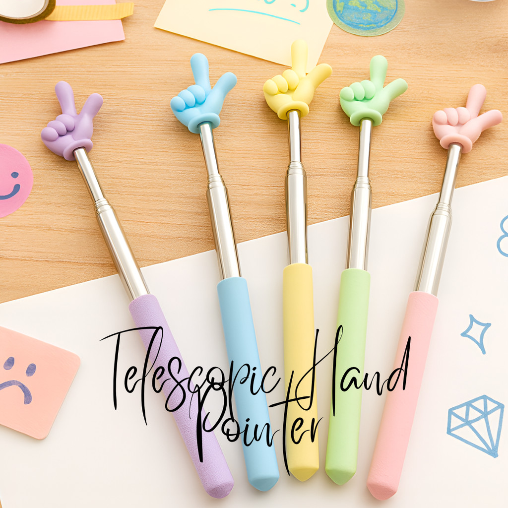 Manjaku Alat Tunjuk Lucu Warna Warni Telescopic Finger Pointer Pointing ...