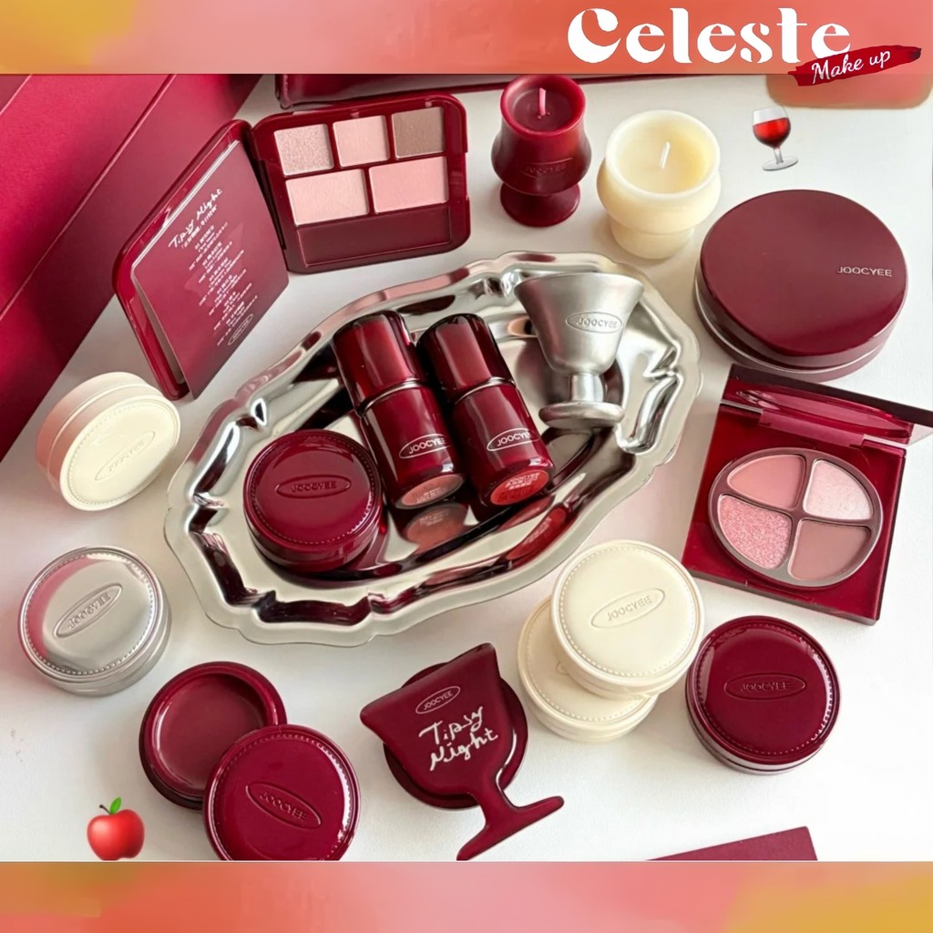 JOOCYEE Tipsy Night Collection Multi purpose Cheek blush Matte lipstick ...
