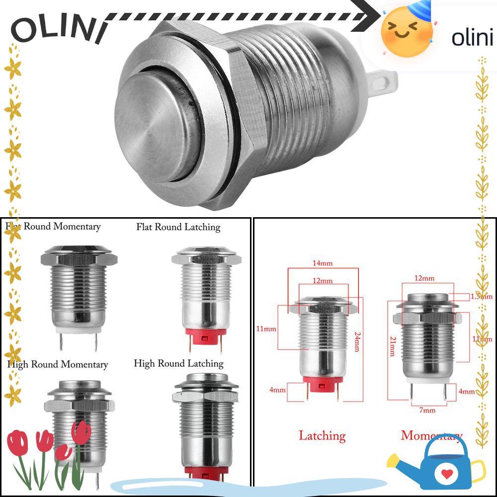 OLINI Push Button Switch Waterproof Metal Ring Latcing | Shopee Malaysia