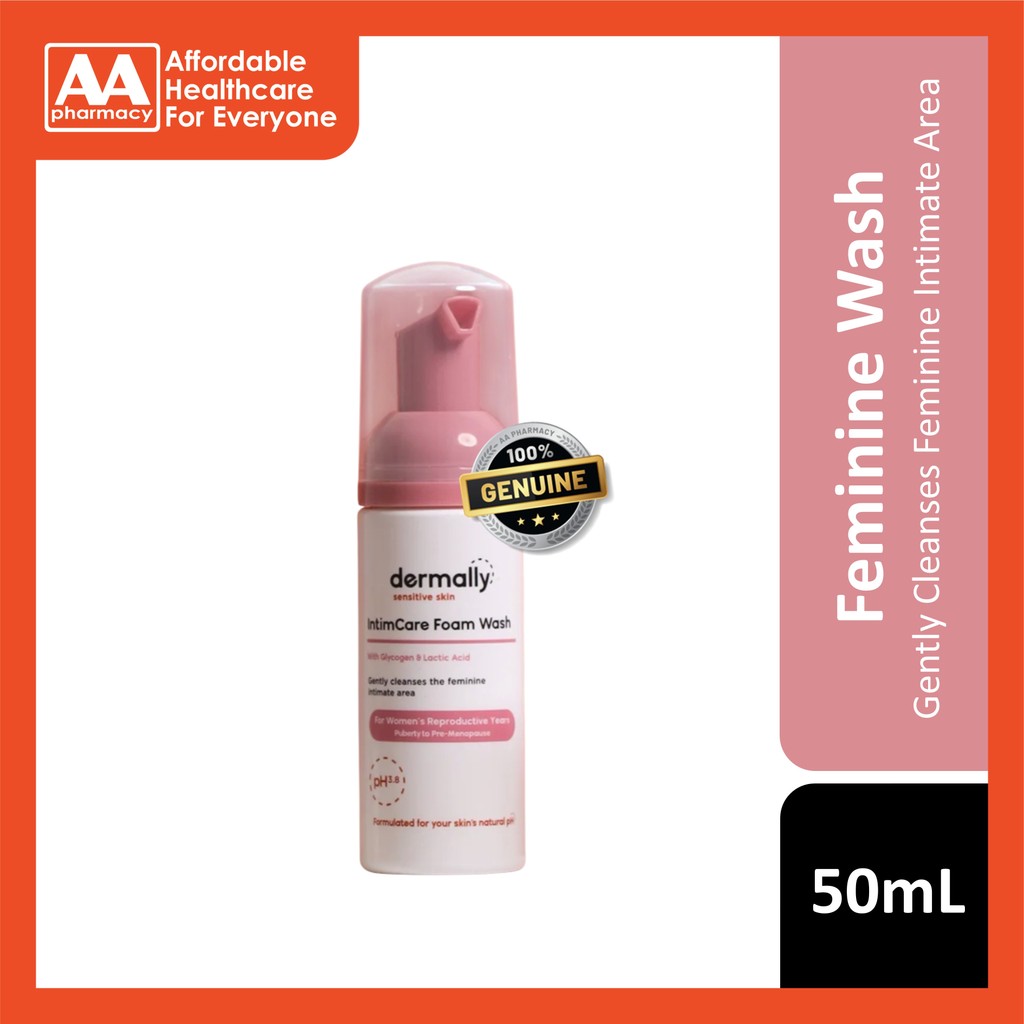 Dermally Sensitive Skin IntimCare Foam Wash 50mL | Shopee Malaysia