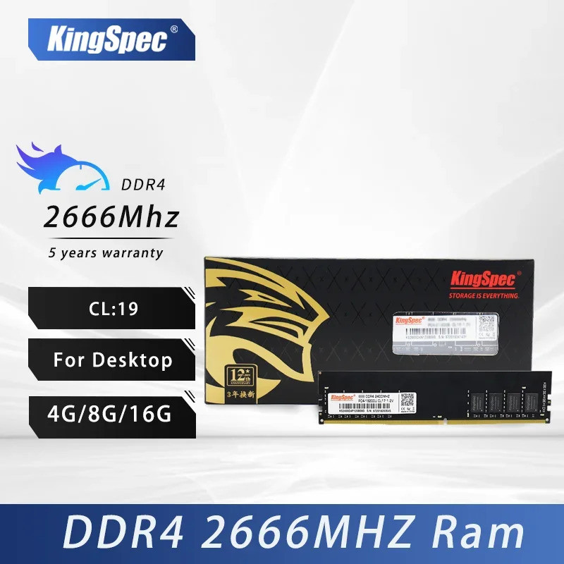 Kingspec Ram Ddr4 8gb Ram Ddr4 Desktop Memoria Ram 8gb 2666mhz 1.2v Ram ...
