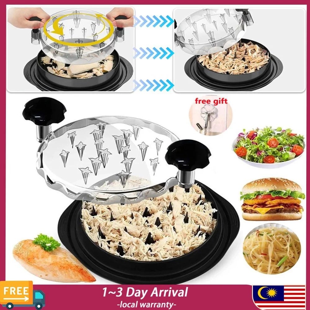 (MY stock) 1pcs Chicken Shredder Machine Meat Pulled For Kitchen Tool ...