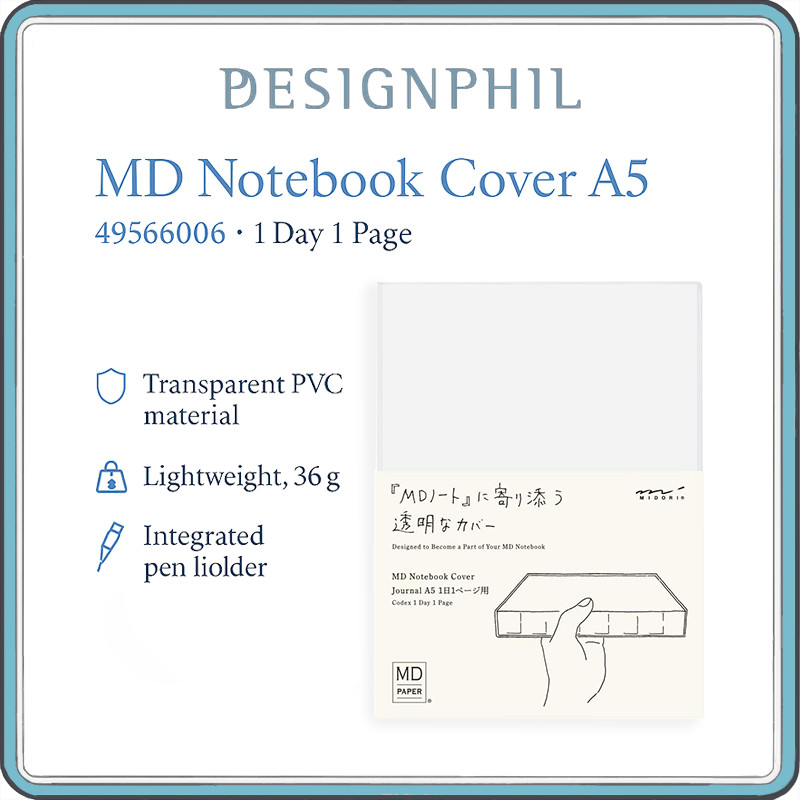 Midori MD Notebook Cover Codex A5 – Fit MD Journal 1 Day 1 Page Type ...