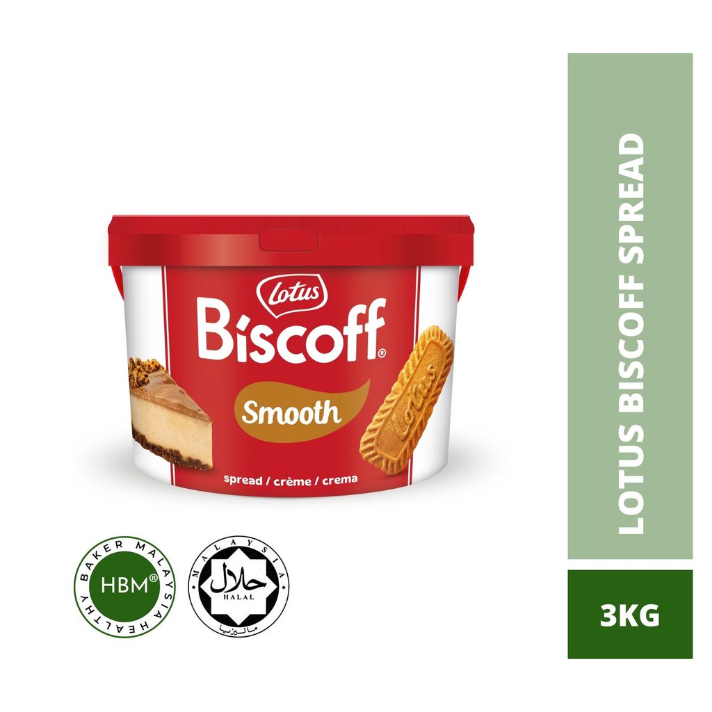Lotus Biscoff Spread Smooth 3KG / The Original Caramelised Biscuit ...