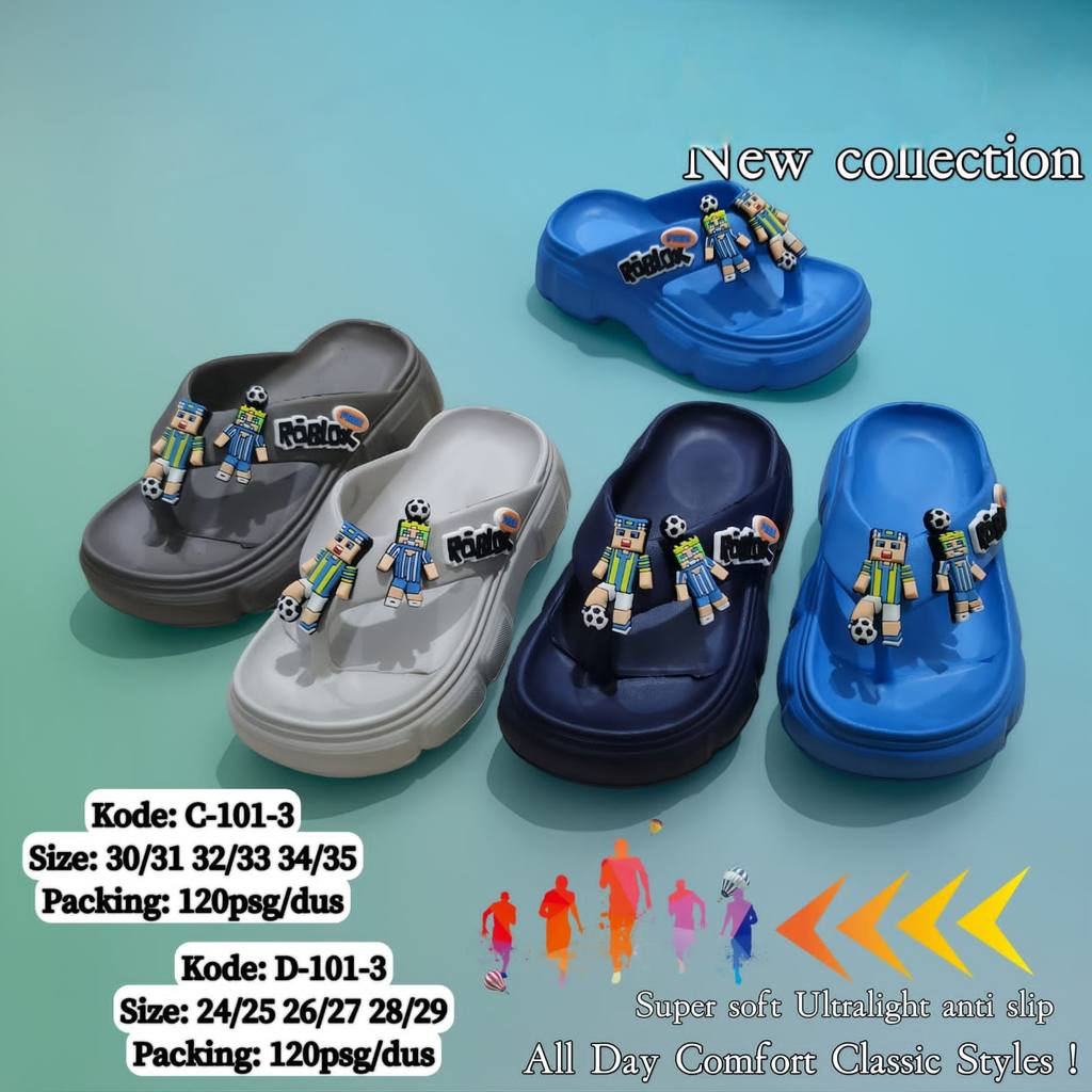 ROBLOX Football Boys EVA Flip Flops import Winola Collection WNL 101-3 ...