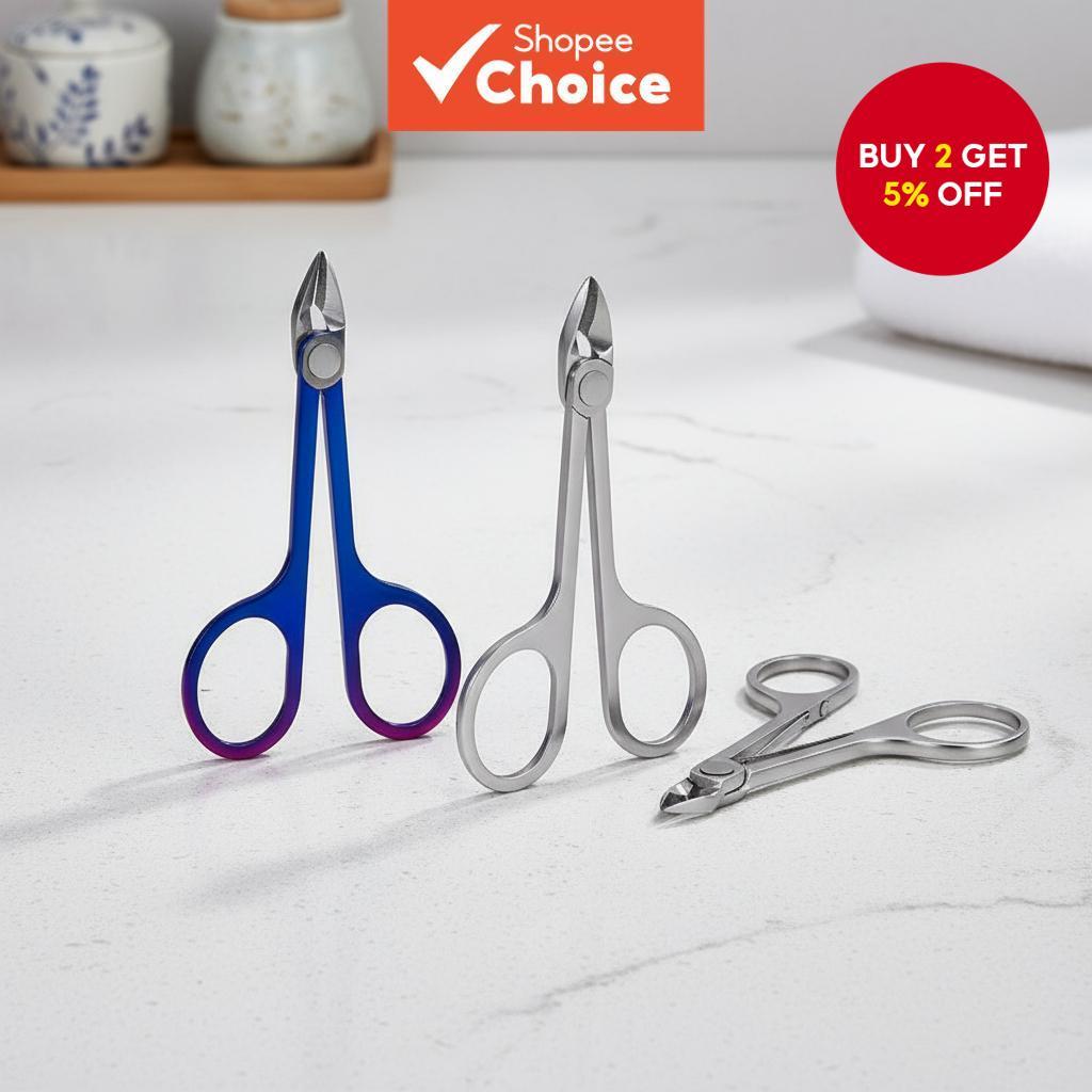 Stainless Steel Cuticle Nippers with Ergonomic Design, Ideal for Hand ...