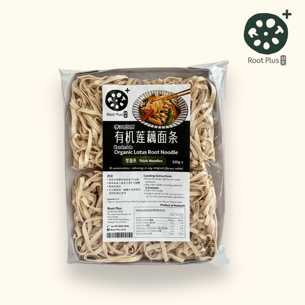 Root Plus Lotus Root Thick Noodles, 320g | Shopee Malaysia