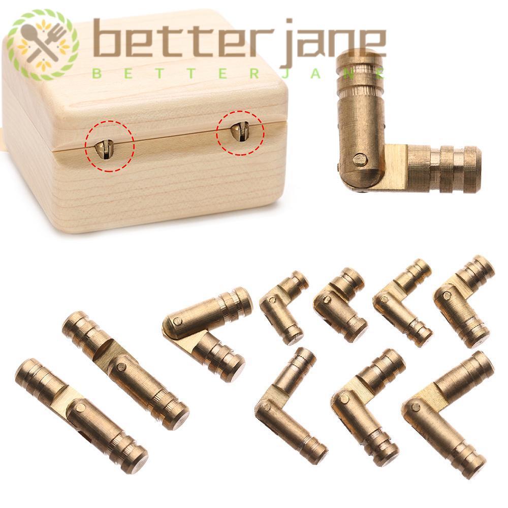 BETTER-JANE 10Pcs Barrel Hinge Practical Mini Pure Copper Connector ...